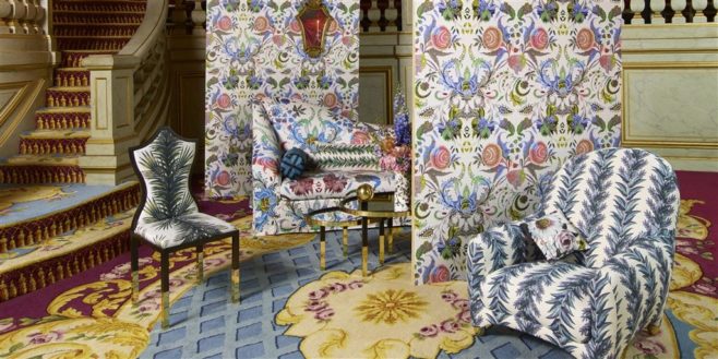 Find out the new eclectic fabric collection of Christian Lacroix